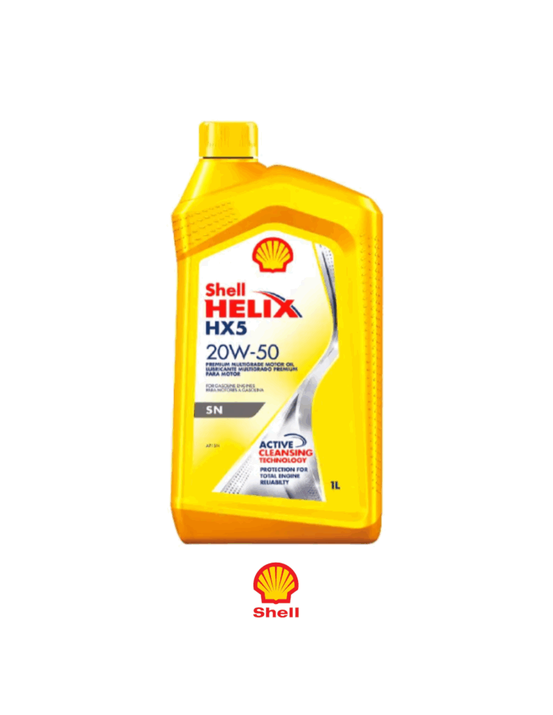 SHELL HELIX HX5 SAE 20W-50 - MINERAL - 946 ML.